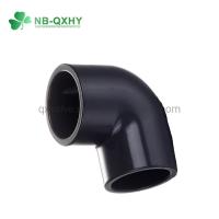 China ASTM Standard PVC QX21 Sch80 UPVC 90deg Elbow Size From 1/2