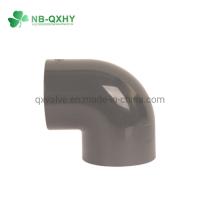 China Pn16 UPVC 45deg Elbow with Socket Size From 20mm to 400mm Resistant to UV Radiation for sale