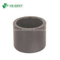 China Gray UPVC Reducing Tee Size From 25mm to 225mm DIN Standard for Fluid Transportation for sale
