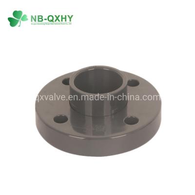 China UV Radiation Resistant Pn16 UPVC Van Stone Flange with Wall Thickness 20mm to 400mm for sale