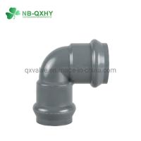 China Round Head Code PVC Elbow 22.5deg F/S Size From 225mm to 315mm DIN Standard Pn10 for sale