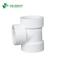 China White Color UPVC Fittings with Complete Size in Accordance to ASTM Standard for sale