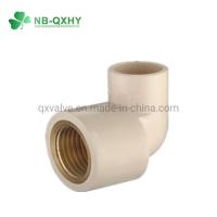 China DIN Standard Pn16 CPVC Female Elbow Brass Water Supply Type Lateral 90°Tee Guaranteed for sale