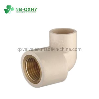 China DIN Standard Pn16 CPVC Female Elbow Brass Water Supply Type Lateral 90°Tee Guaranteed for sale