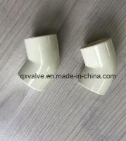 China Glue Connection Pn16 CPVC Elbow 45deg for Hot Water Supply Type DIN Standard for sale