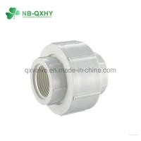 China Water Supply UPVC BS Threaded PVC Fittings in White Female Coupling Elbow Tee and More for sale