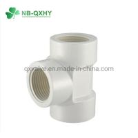 China Water Supply UPVC BS Threaded PVC Fittings in White Female Coupling Elbow Tee and More for sale