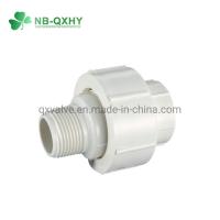 China Water Supply UPVC BS Threaded PVC Fittings in White Female Coupling Elbow Tee and More for sale