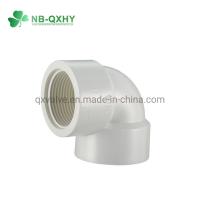 China Glue Connection PVC BS Threaded Fittings with PVC-U Theraded Fittings Elbow and Plate for sale