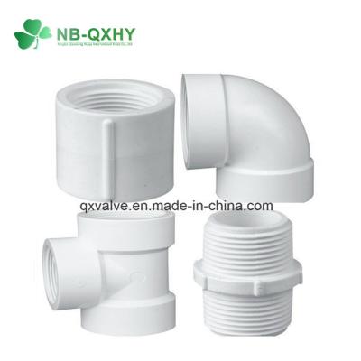 China Customized BS4346 Standard PVC Fittings PVC Pipe Female Thread Socket Coupling Forged for sale
