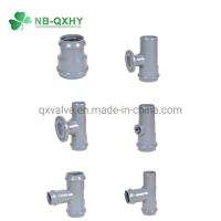 China PN10 Wall Thickness Normal Thickenss Plastic Pipe Fitting Joint Socket with Rubber Ring for sale