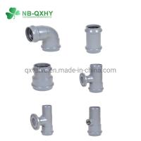China Plastic Pipe Fitting PVC Tee with Rubber Ring Long-Lasting Performance for sale