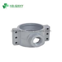 China UV Radiation UPVC/PVC Pipe Fitting Joint Three Faucet Equal Tee DIN with Rubber Ring for sale