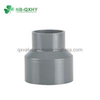 China Light Gray UPVC Pipe Fittings DIN Standard Pn10 and Pn16 for Long-Lasting Performance for sale