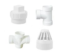 China ASTM PVC Dwv Vent Cap and White PVC Fittings with Wall Thickness from 1mm to 4mm for sale