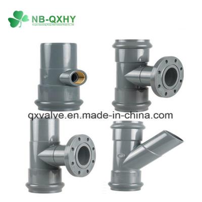 China Customizable Dn20 90 Degree Elbow Plastic Pipe Fittings for 20mm-315mm UPVC PVC Pipes for sale