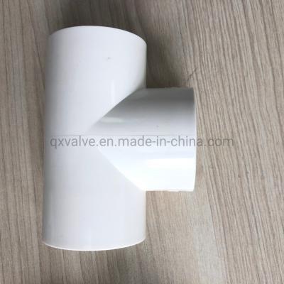 China Round PVC Pipe Fitting Equal Tee for Water Supply Made by Professional for sale