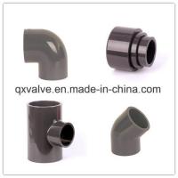 China 100% Material 45 Degree Plastic PVC Fitting Pipe Elbow for Fire Sprinkler Piping System for sale