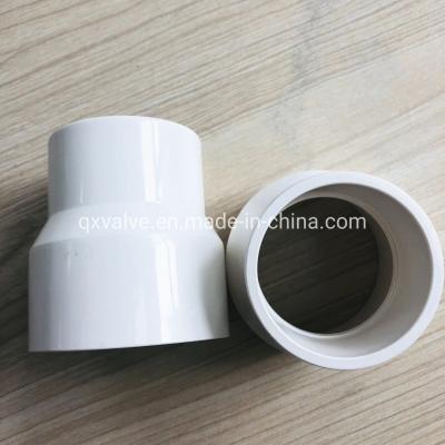 China ASTM Sch40 PVC Reducing Coupling for Water Supply Pipe Fittings QX 1-1/4 prime Customers for sale