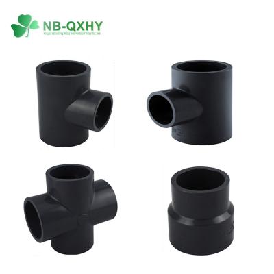 China ASTM Standard Gray Sch80 3 4 Way Tee PVC Pipe Fitting Pn16 for Agricultural Irrigation for sale
