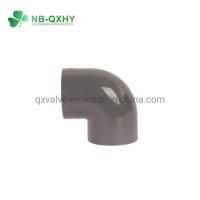 China High Thickness DIN Pn16 PVC Pipe Fitting Socket UPVC Elbow Coupling Flange 20mm to 400mm for sale