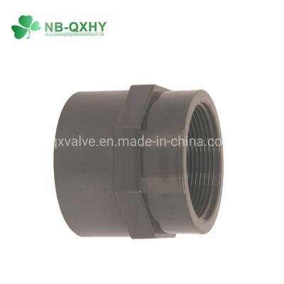 China UV Protection Pn16 PVC Female Thread Adaptor for DIN Connector Plastic Pipe Fitting for sale