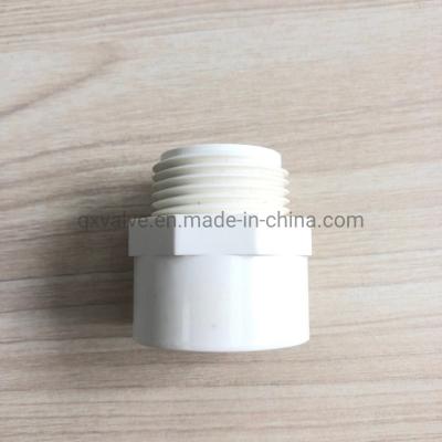 China Sch40 PVC Pipe Male Adapter Coupling Fitting for Pressure Water Supply Lateral 90°Tee for sale