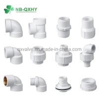 China PVC Pressure Male Thread Fittings 90 Degree Elbow BS Standard QX Wall Thickness Pn16 for sale