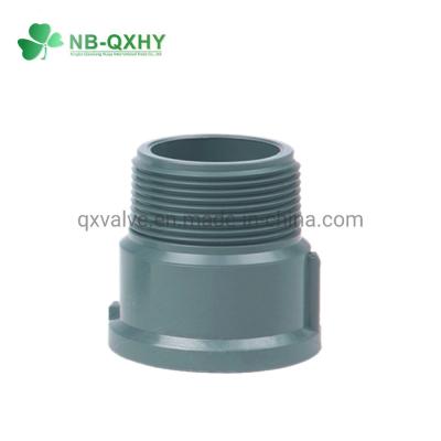 China UV Protection Grey Color PVC NBR Male Adapter for Water Supply Connection Efficiency for sale