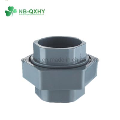 China PVC Connector Union NBR for Water Supply Plastic Pipes Fitting UV Protection Injection for sale