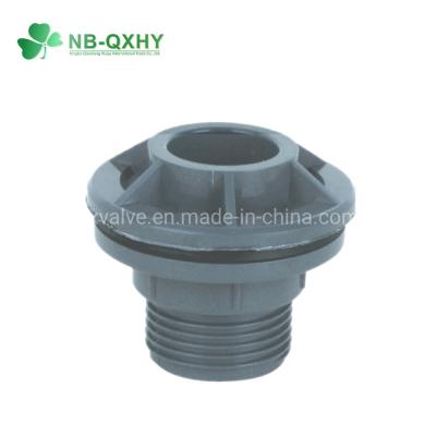 China PVC Pipe Fittings UPVC Tank Adapter for Irrigation NBR5648 and Customized Request for sale