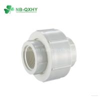 China Customized PVC Thread Plumbing Pipe Fittings Plastic Coupling Nipple Male Adapter for sale