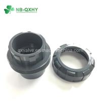 China DIN Pn16 Plastic UPVC Pipe Fitting Connector PVC Union for Sch80s Wall Thickness for sale