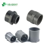 China Flexible 63mm PVC DIN Standard Male Thread Adapter for Water Fitting Connection Joint for sale