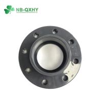 China 45 Degree Gray Water Supply Pn16 Pipe Fitting DIN Plastic Flange PVC Van Stone Flange for sale