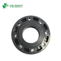 China 45 Degree Gray Water Supply Pn16 Pipe Fitting DIN Plastic Flange PVC Van Stone Flange for sale