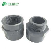 China PVC Male Adapter Pn16 DIN Standard Plastic Pipe Fitting Female Adapter for sale