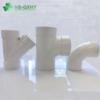 China Water Drain UPVC Sewage Fittings Y-Tee Equal Tee Customization with Varnish Paint Finish for sale