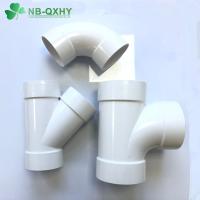 China Water Drain UPVC Sewage Fittings Y-Tee Equal Tee Customization with Varnish Paint Finish for sale