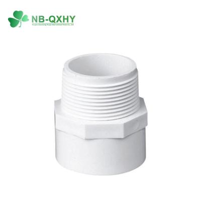 China Glue Connection PVC Male Adapter for Water Supply Connection in Sch40 Pipe Fitting for sale