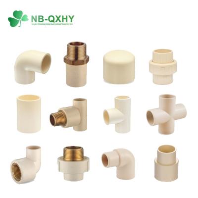 China ASTM Standard CPVC Pipe Fittings for Water Supply in Brass and Plastic for sale
