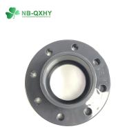China PVC Deep Gray Flange for DIN Standard Pn16 Pressure Pipe Fitting Plastic PVC Flange for sale