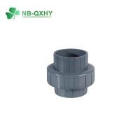 China CPVC Pn16 Pressure Fittings PVC Pipe 45 Degree Elbow Plastic Elbow White and Blue for sale
