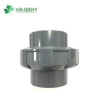 China Pn16 Grey Color PVC Pipe Fitting Socket Union for High Pressure Cold Water Management for sale
