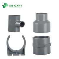 China QX Water Supply PVC Pipe Fitting with Rubber Ring 1/2