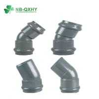 China QX Water Supply PVC Pipe Fitting with Rubber Ring 1/2