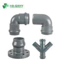 China QX Water Supply PVC Pipe Fitting with Rubber Ring 1/2