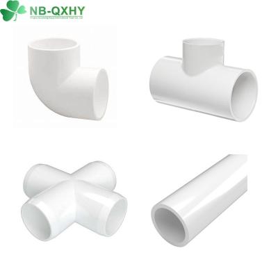 China Environment Friendly UPVC Thread Plastic Water Pipe Fitting for QX 1-1/4 prime Size for sale