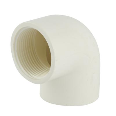 China QX Customization Sch40 PVC Pipe Fitting 90 Degree Female Elbow with Customized Request for sale