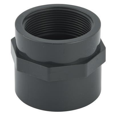 China High Pressure Pn16 DIN Plastic Pipe Fitting PVC Female Adapter QX for Applications for sale